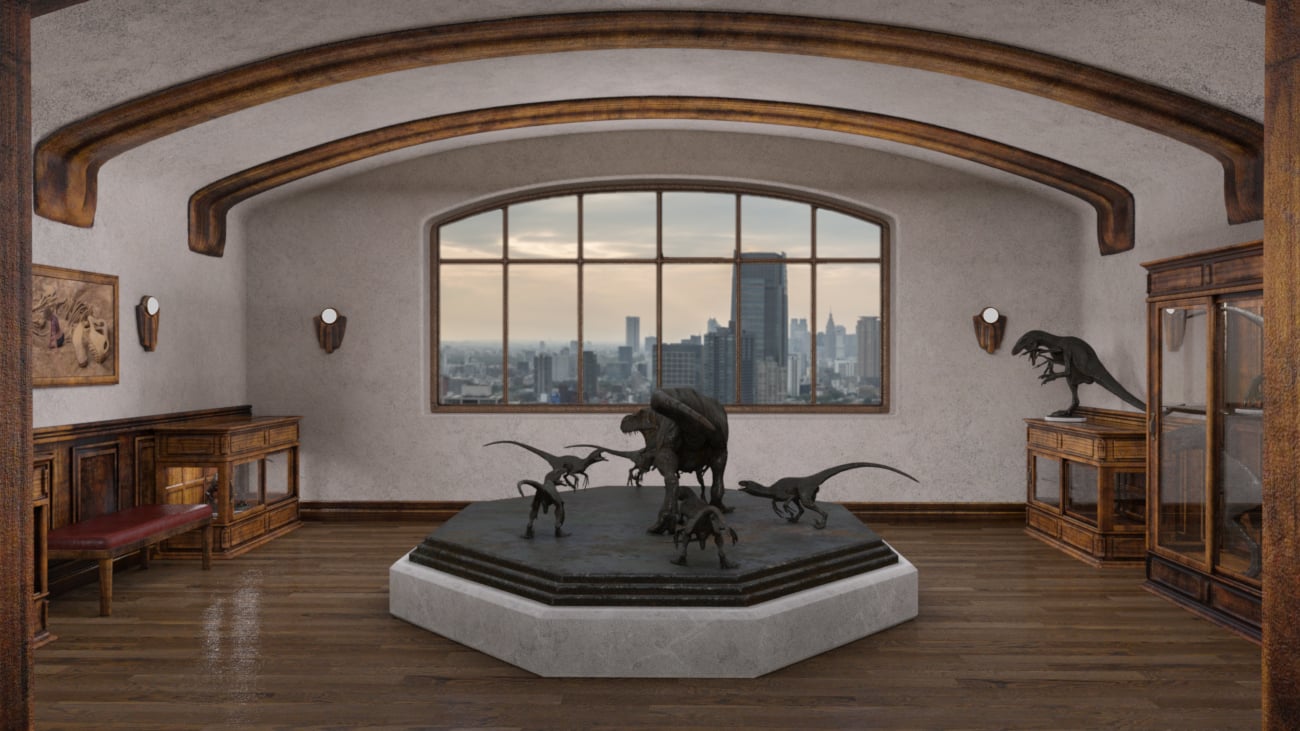 Dinosaur Exhibition Gallery | Daz 3D