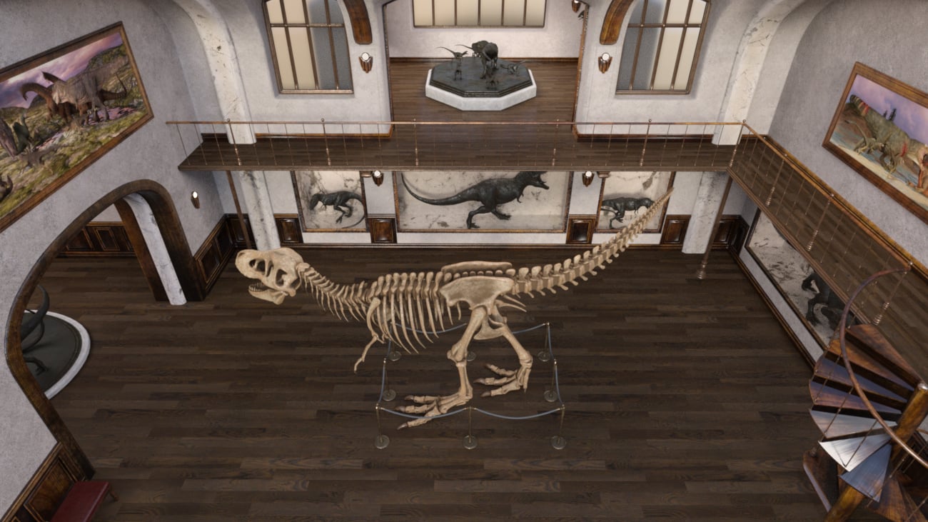 Dinosaur Exhibition Gallery | Daz 3D