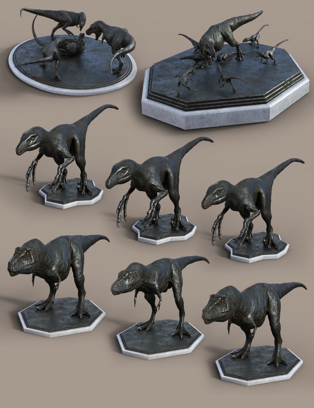 Dinosaur Exhibition Gallery | Daz 3D