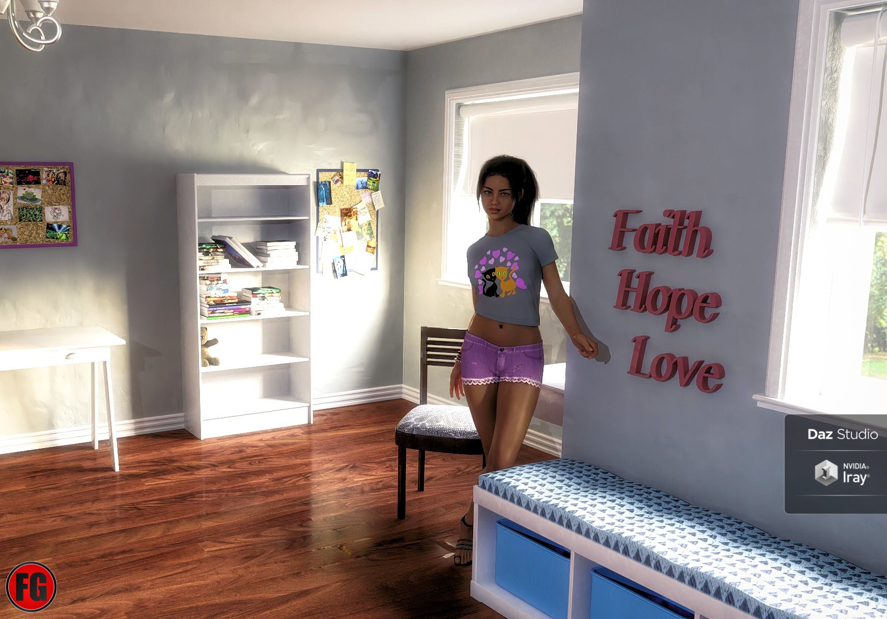 FG Study Room | Daz 3D