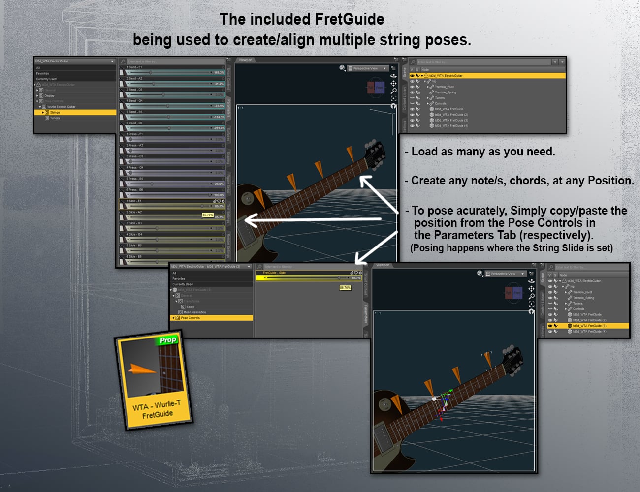 Wurlie-T Amplifier Set | Daz 3D
