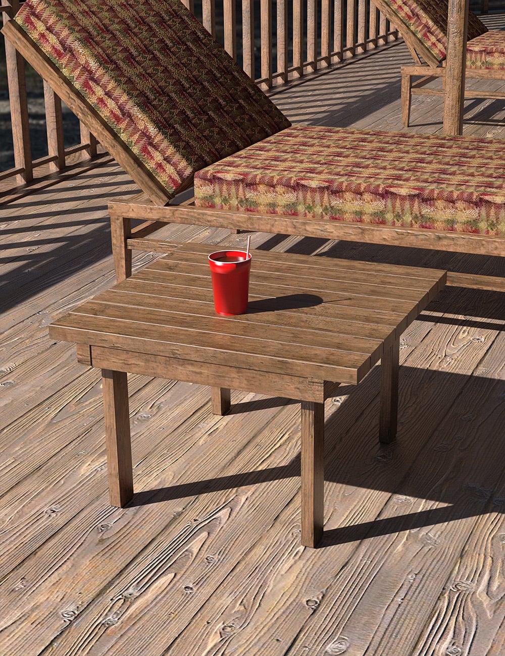 Ranch Pool Deck | Daz 3D