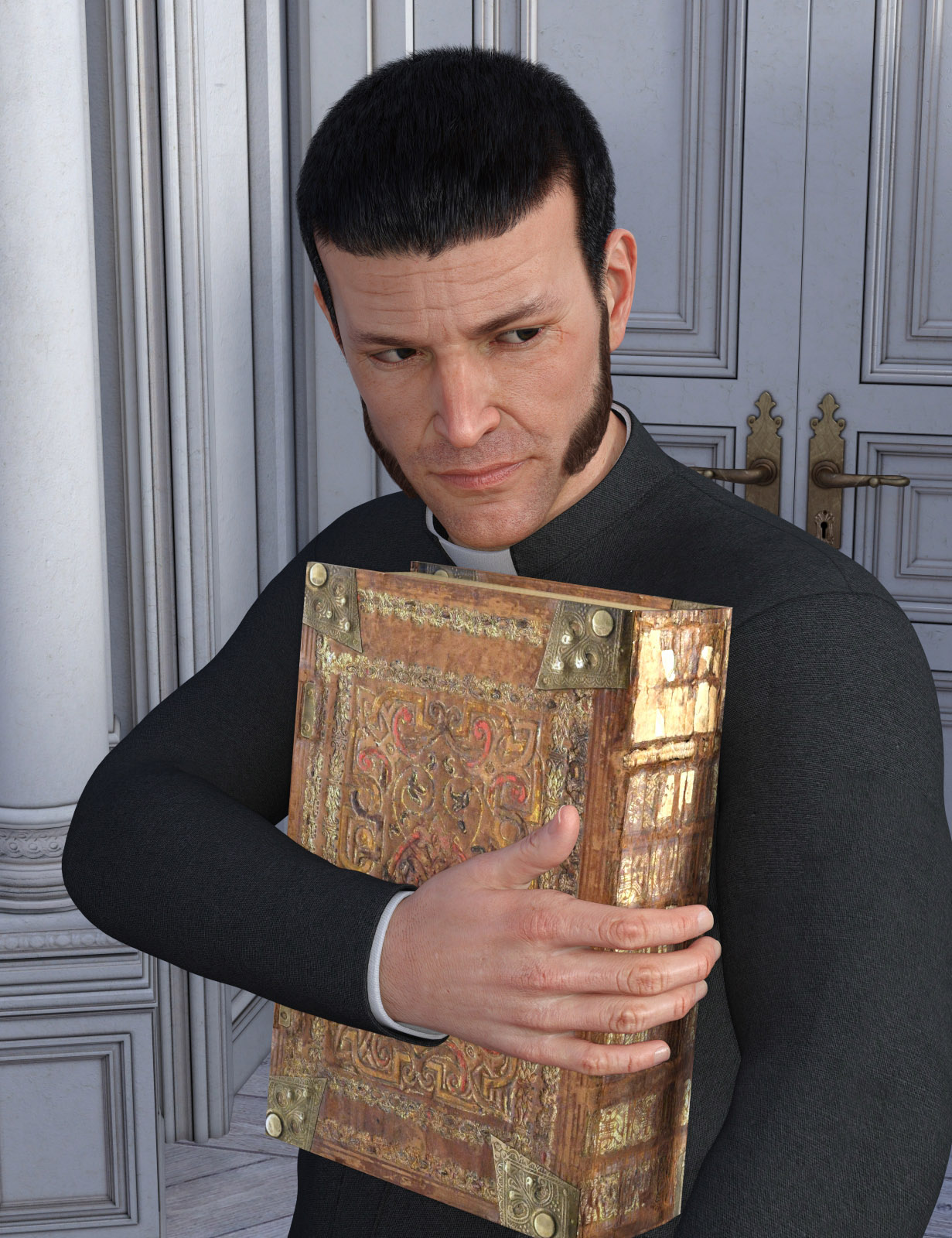 Classic Vicar Outfit for Genesis 8 Male(s) | Daz 3D
