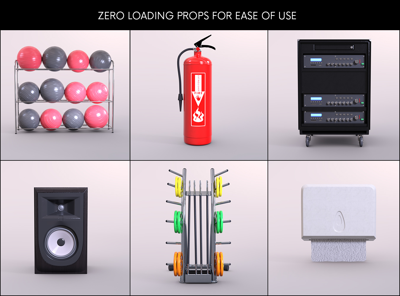 Z Fitness Bundle | Daz 3D