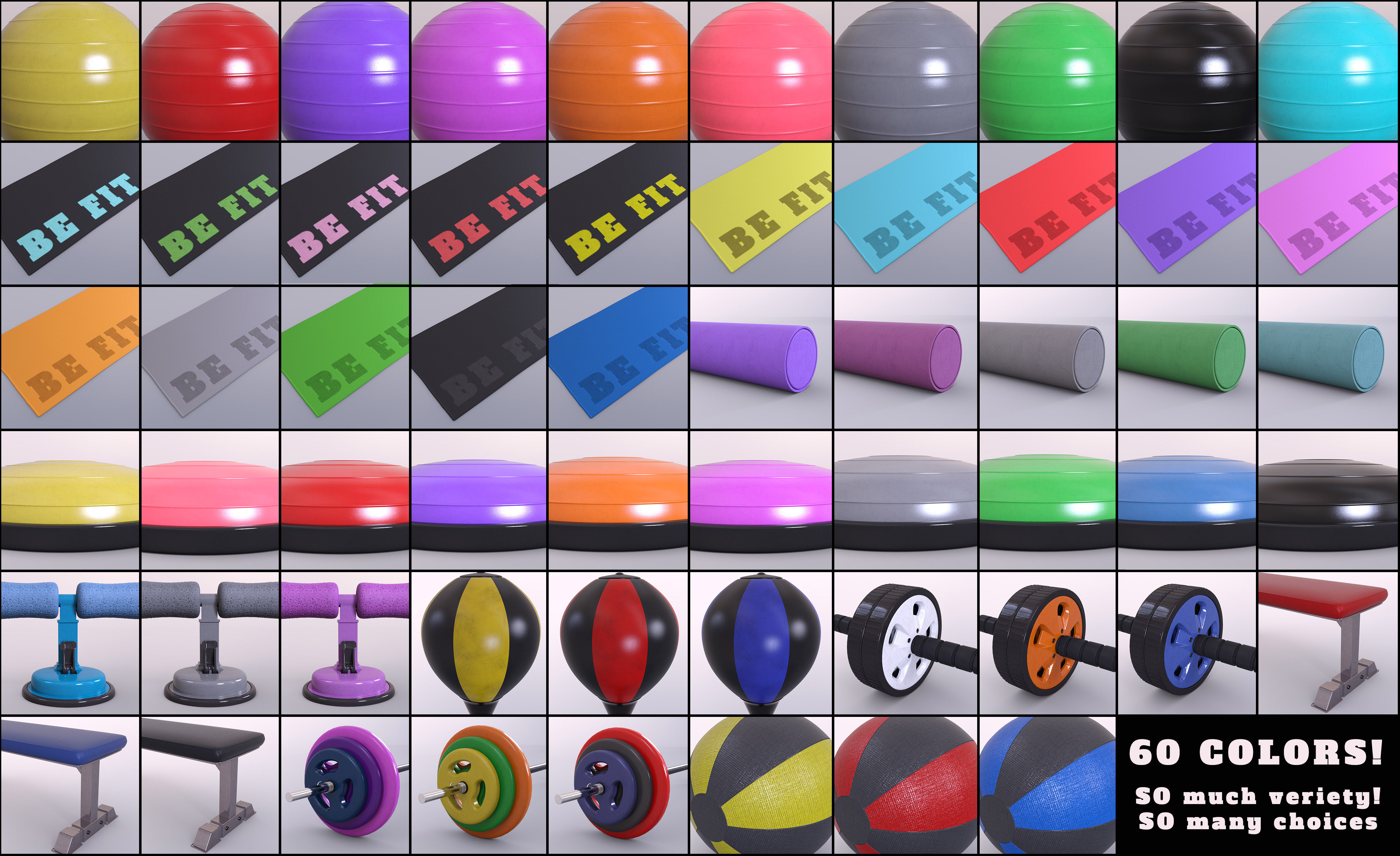 Z Fitness Bundle | Daz 3D