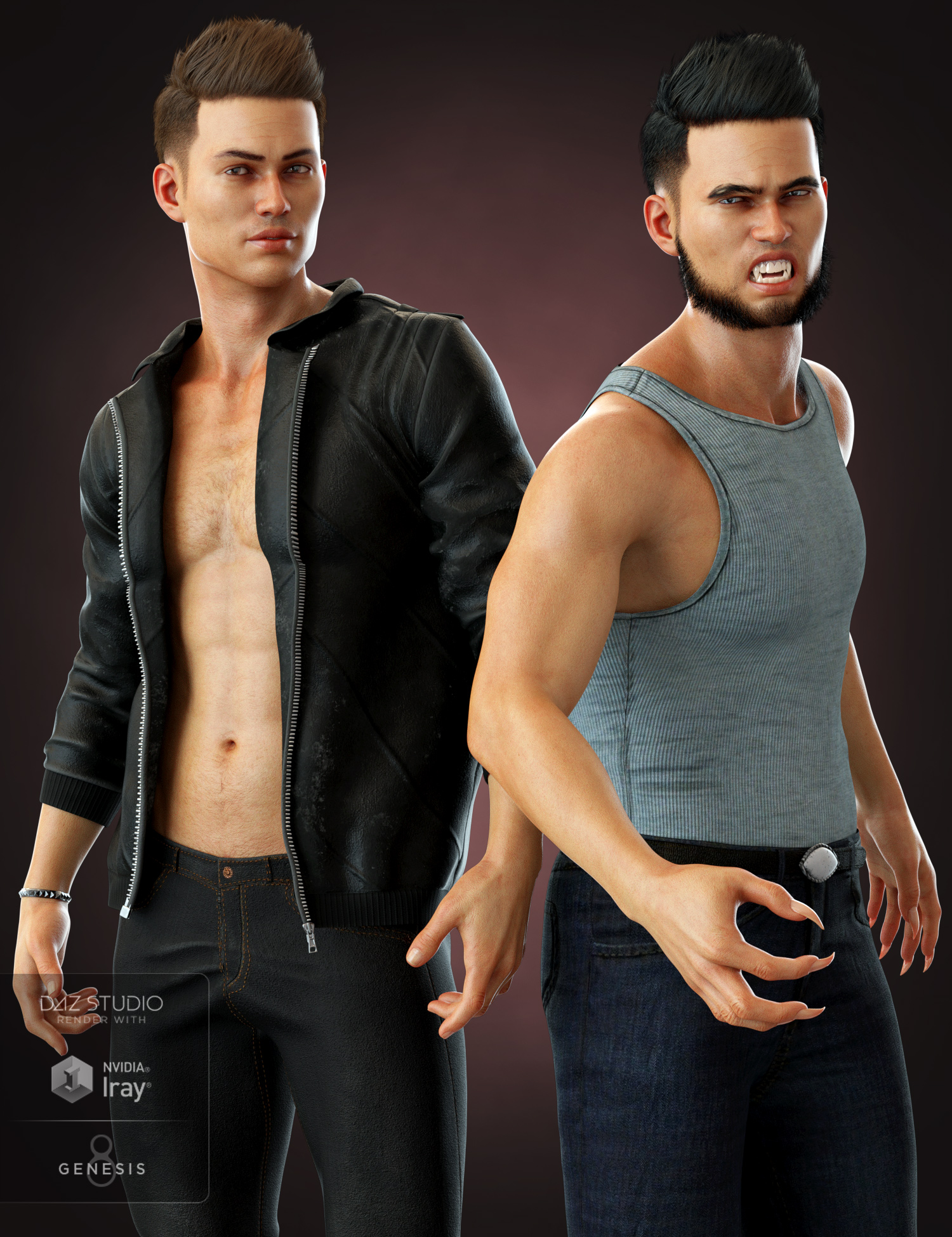 Landon 8 Pro Bundle | Daz 3D