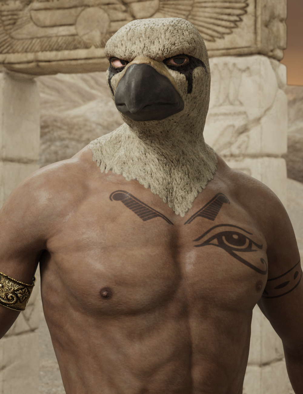 Ancient Horus for Genesis 8 Male | Daz 3D
