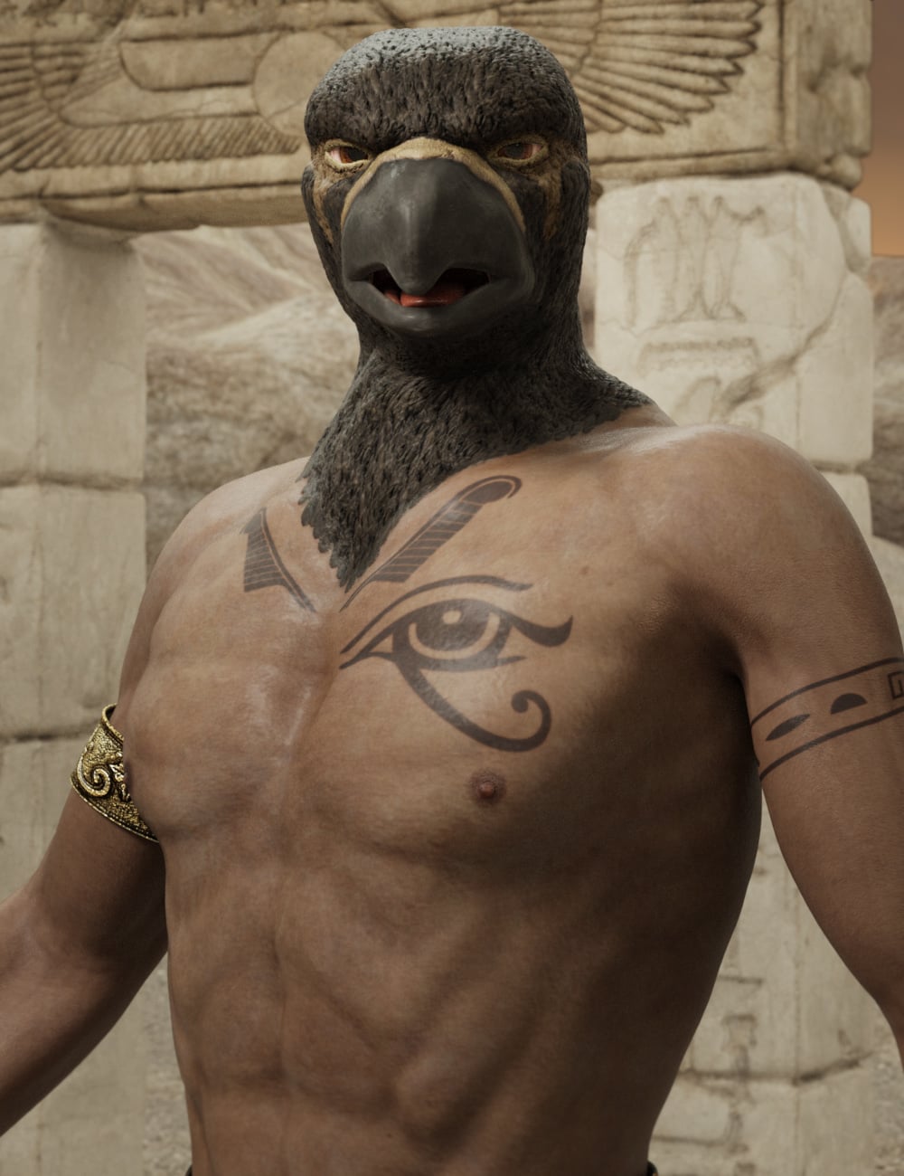 Ancient Horus for Genesis 8 Male | Daz 3D