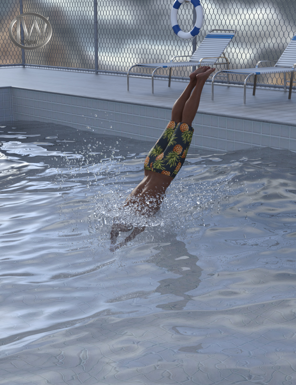JW 3D Water Props | Daz 3D