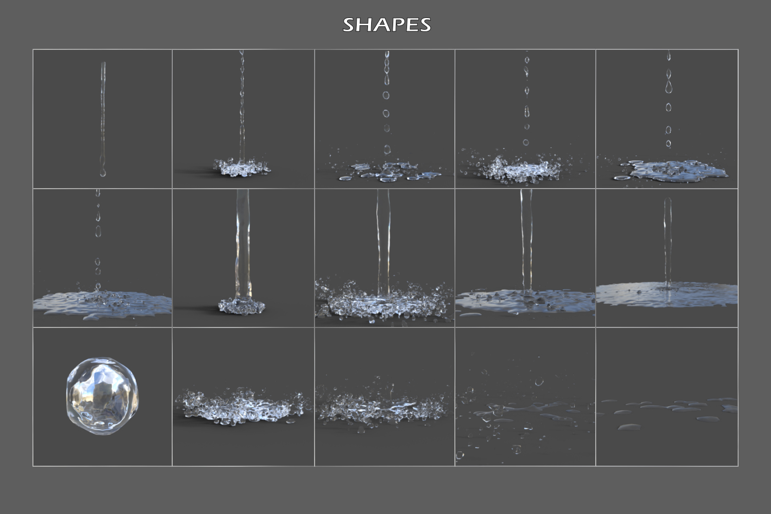 JW 3D Water Props | Daz 3D