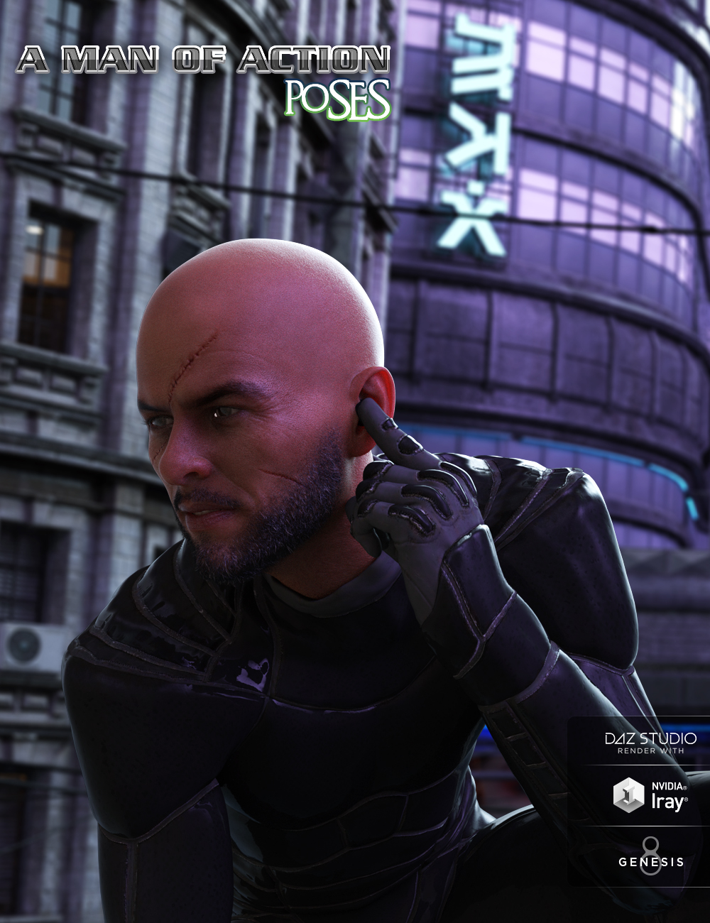 A Man of Action Poses for Genesis 8 Male(s) | Daz 3D