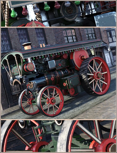 Traction Engine | Daz 3D