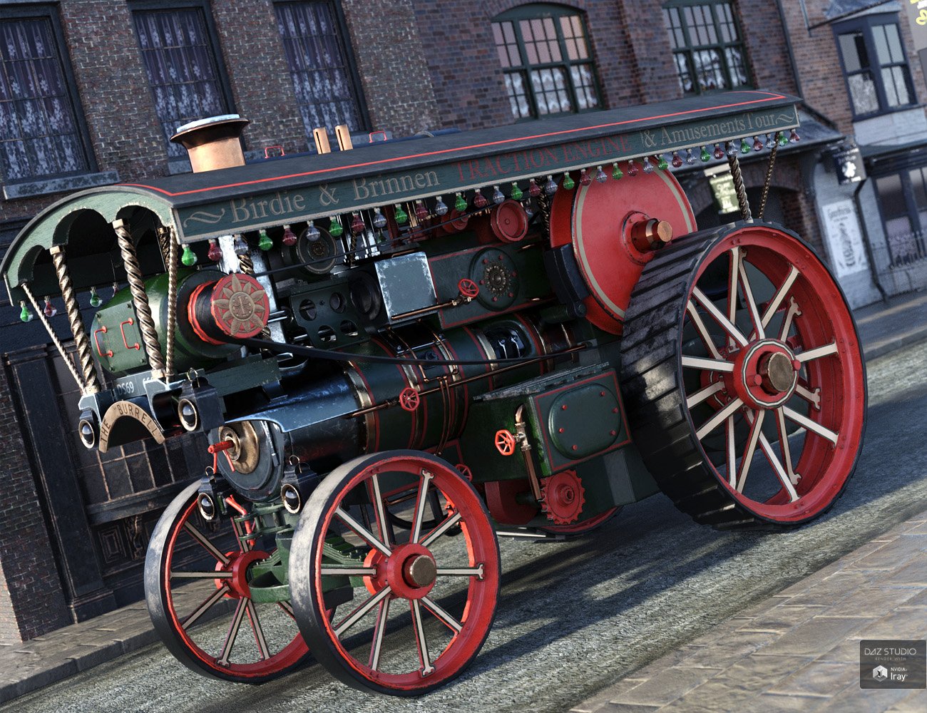 Traction Engine | Daz 3D