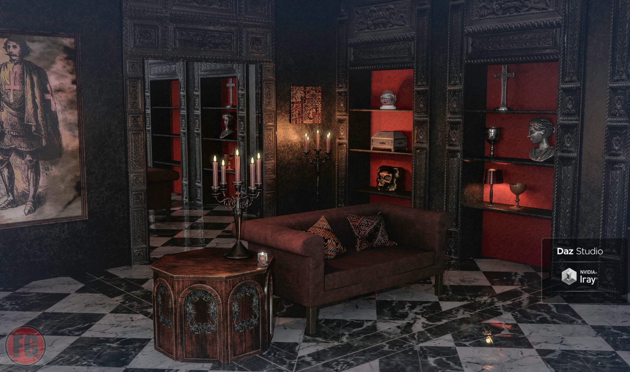 FG Gothic Vignettes | Daz 3D