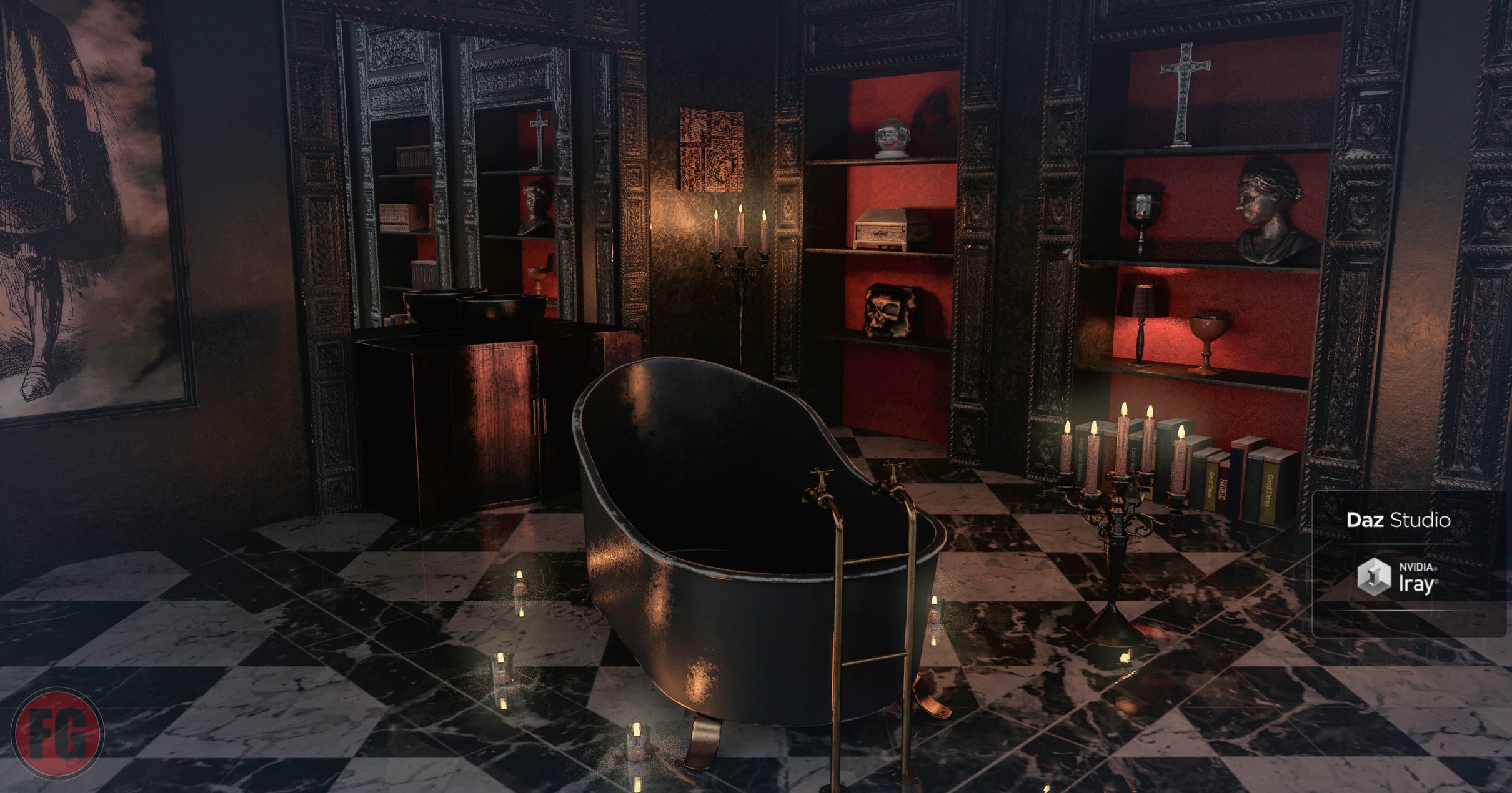 FG Gothic Vignettes | Daz 3D