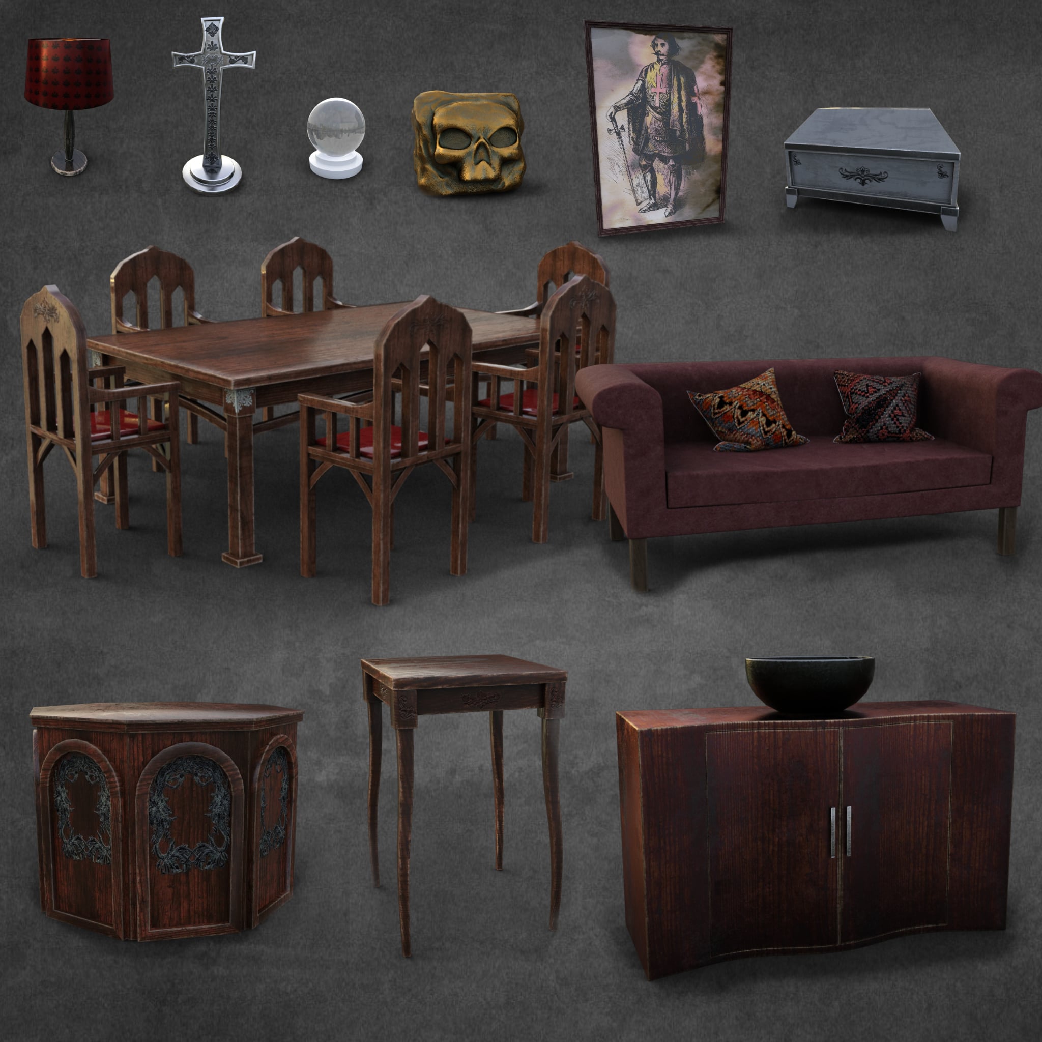 FG Gothic Vignettes | Daz 3D