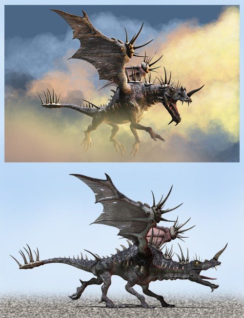 Spiky Dragon | Daz 3D