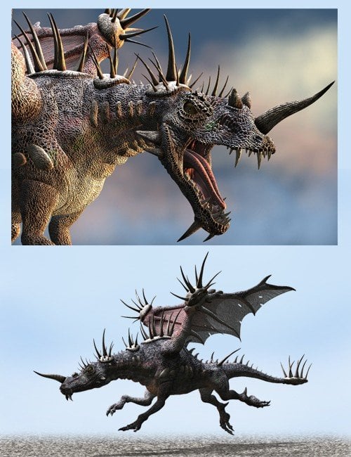 Spiky Dragon | Daz 3D