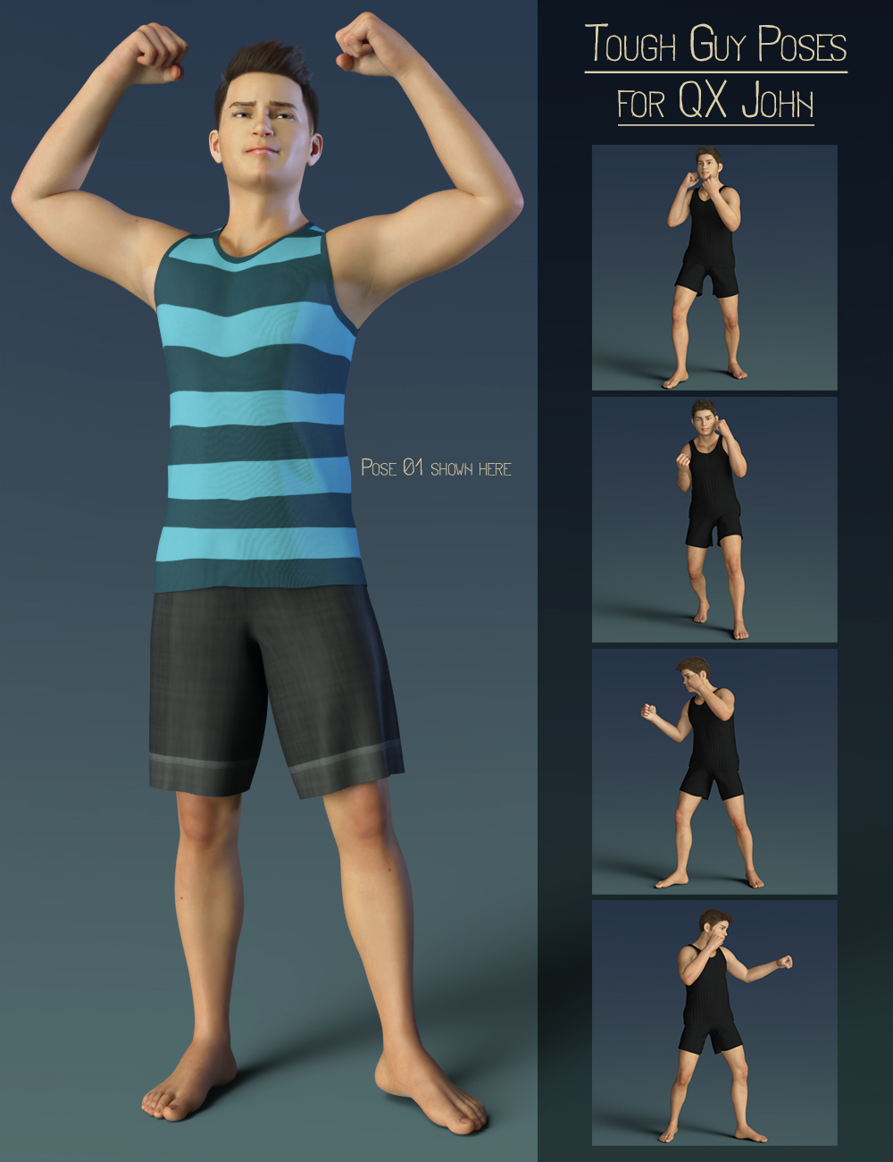 QX John for The Brute 8 | Daz 3D