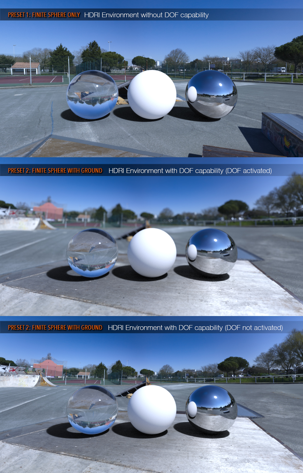 UltraHD Iray HDRI With DOF - Outdoor Pack 4 - Playgrounds | Daz 3D