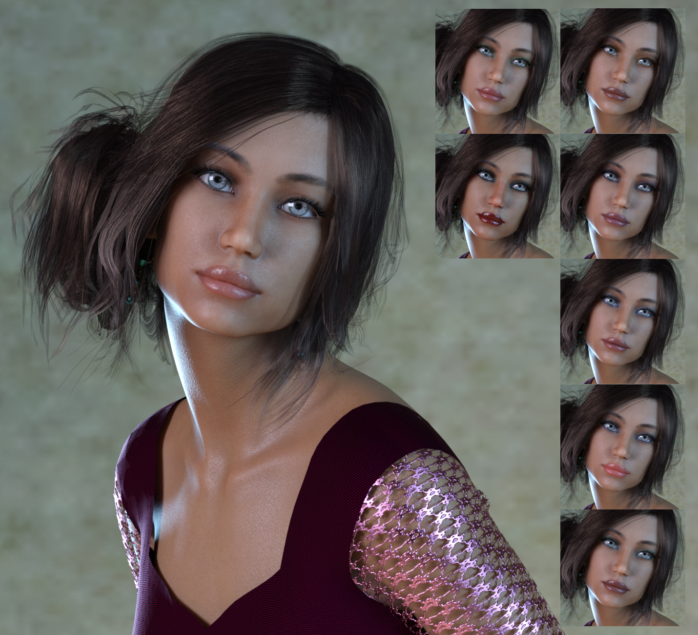 Emilya HD & Dress for Genesis 8 Female | Daz 3D