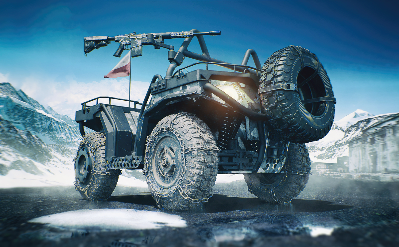 Military ATV | Daz 3D
