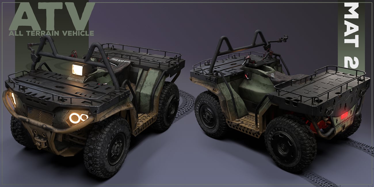 Military ATV | Daz 3D
