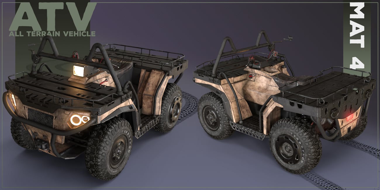 Military ATV | Daz 3D