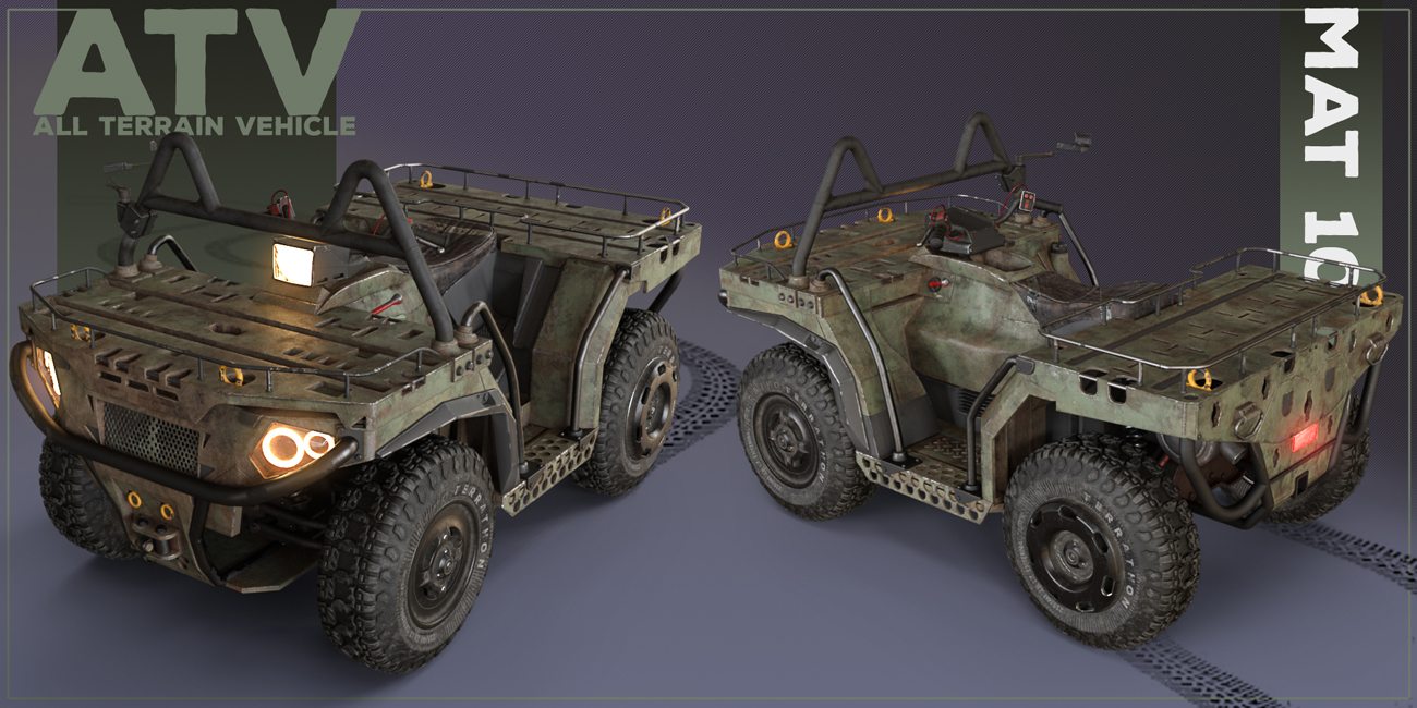 Military ATV | Daz 3D