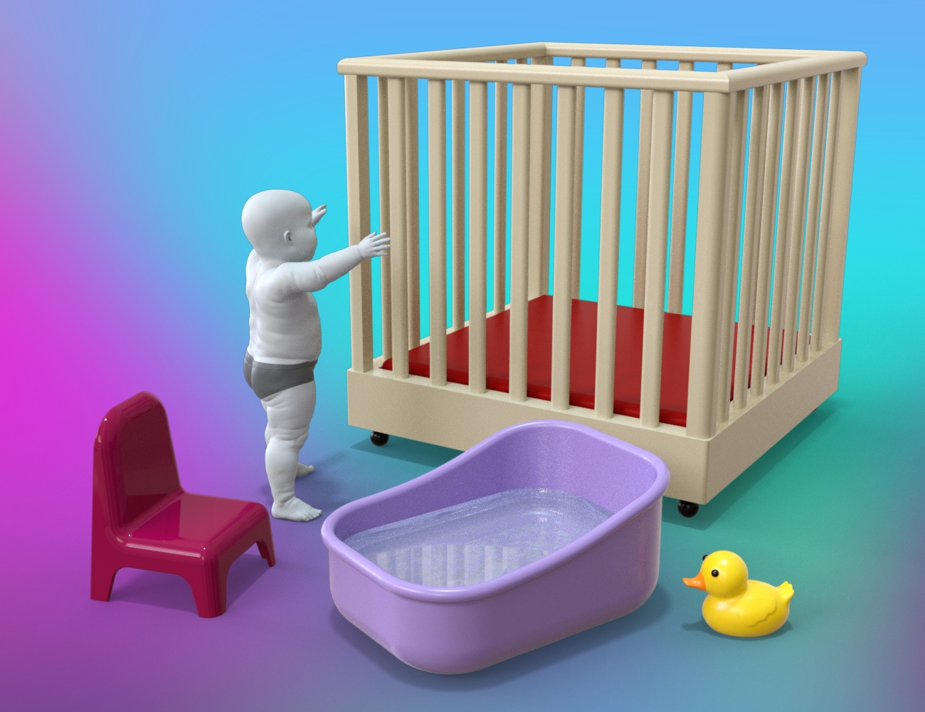 First Toys and Stuff for Babies | Daz 3D