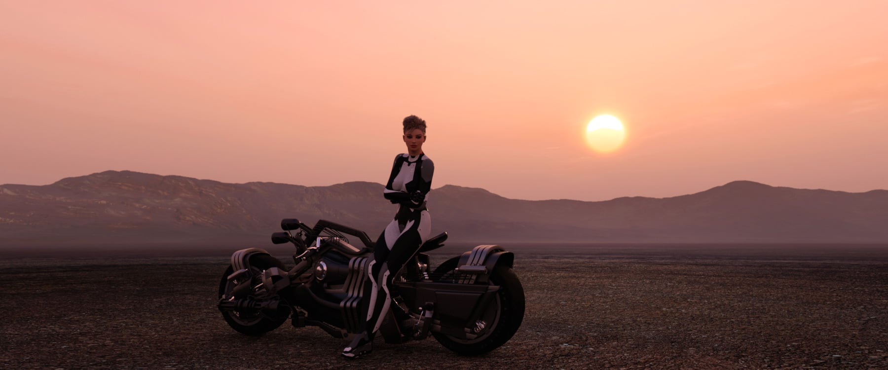 Iray HDRI Hazy Sunsets and Desert | Daz 3D