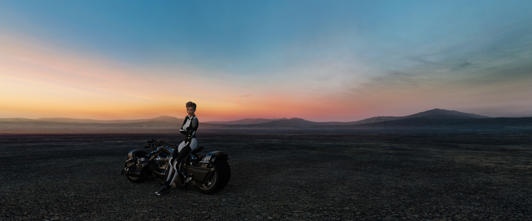 Iray HDRI Hazy Sunsets and Desert | Daz 3D