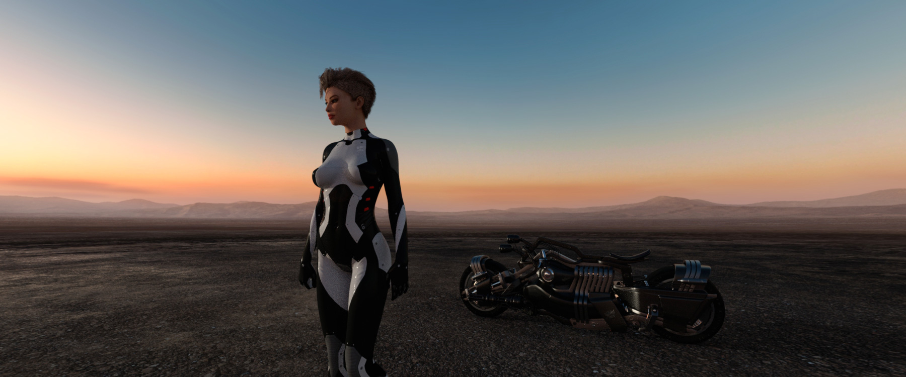 Iray HDRI Hazy Sunsets and Desert | Daz 3D