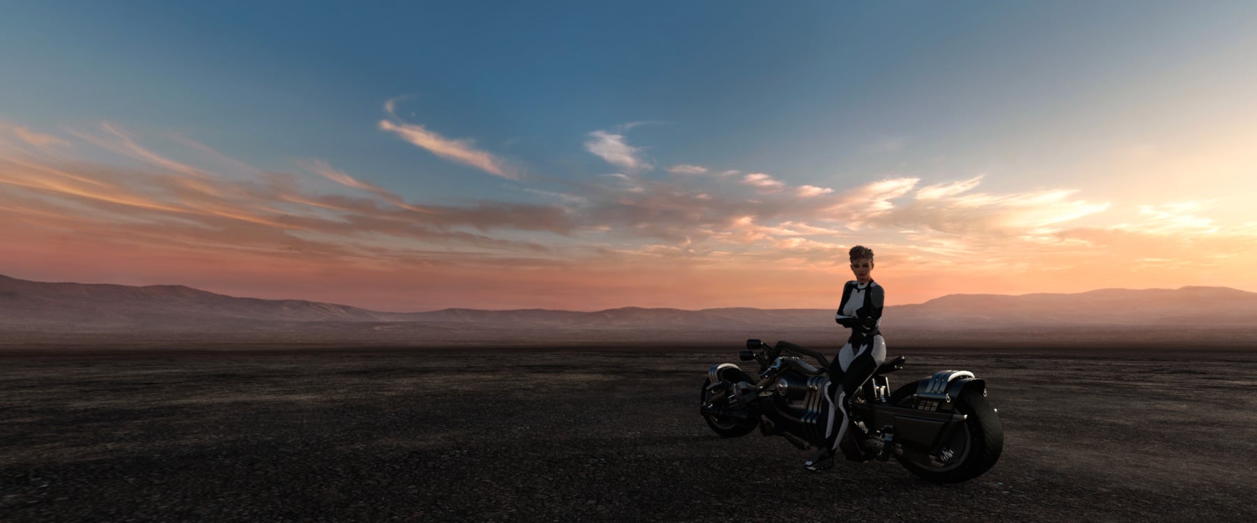 Iray HDRI Hazy Sunsets and Desert | Daz 3D