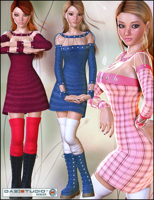 Emo Girl : A3 | Daz 3D