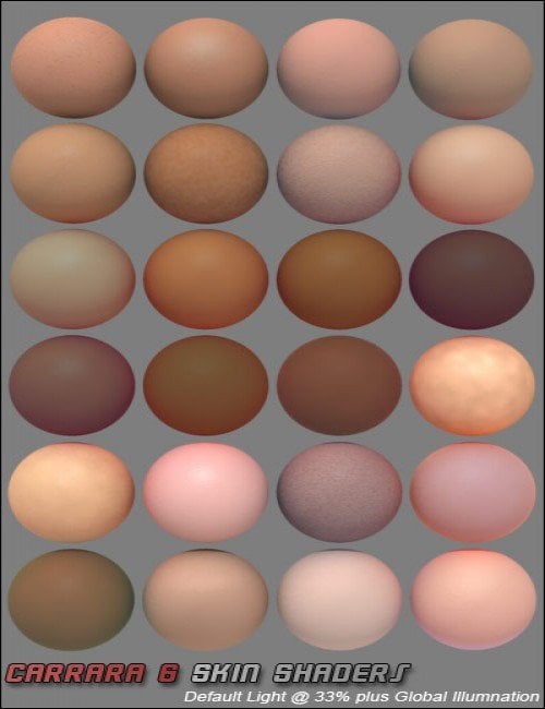 Carrara Surface and Skin Shaders | Daz 3D