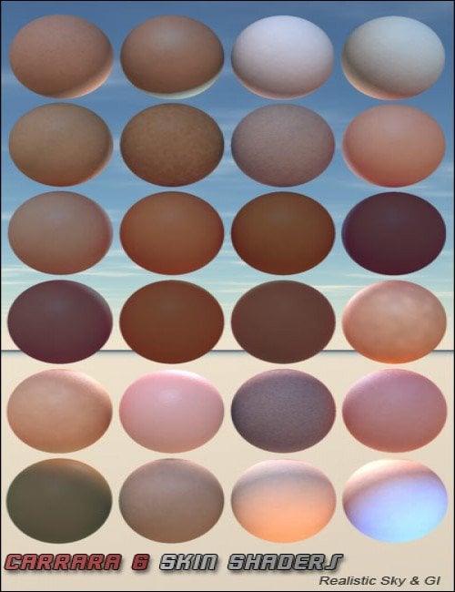 Carrara Surface and Skin Shaders | Daz 3D