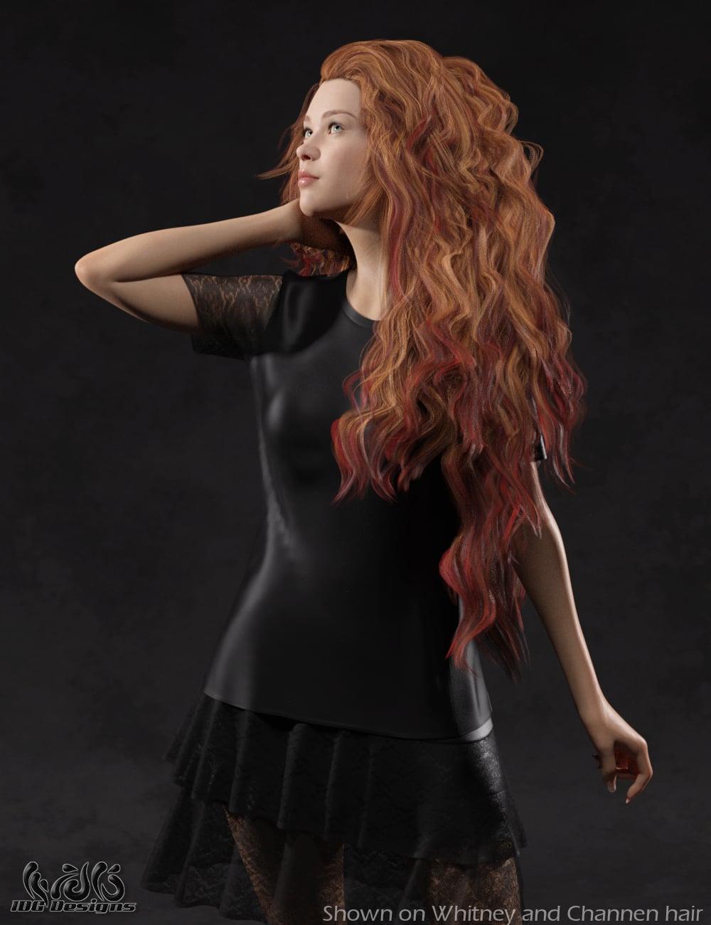 IDG Iray Selectable Hair Color Shader | Daz 3D