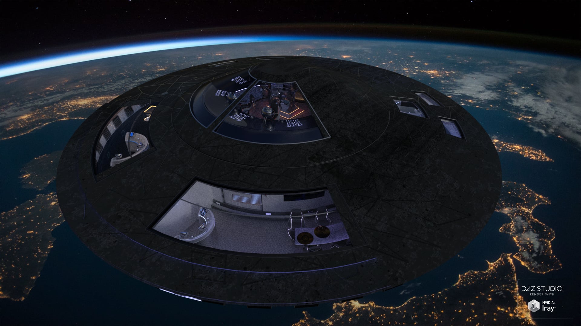 PW UFO Abduction Class | Daz 3D