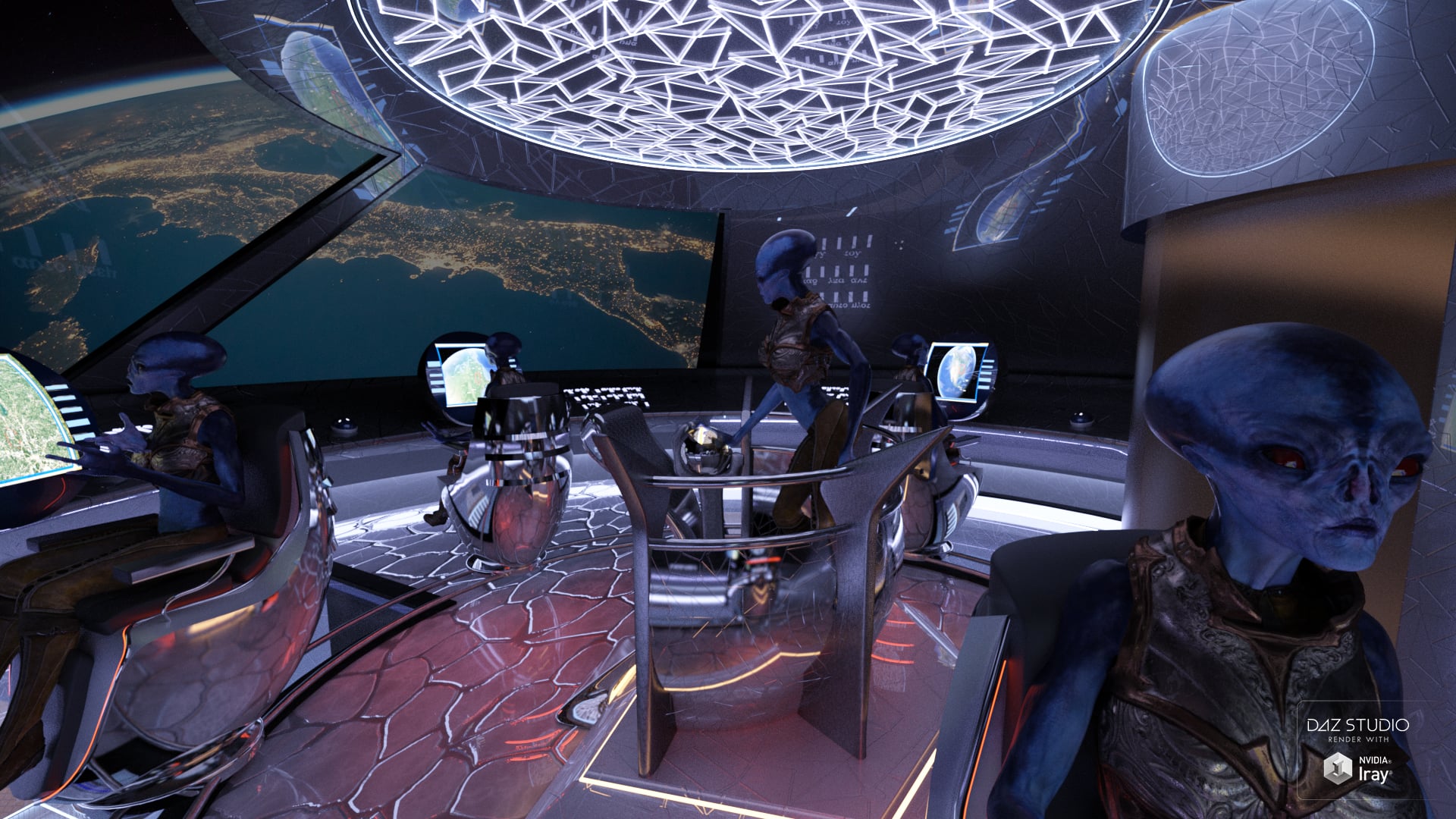 PW UFO Abduction Class | Daz 3D