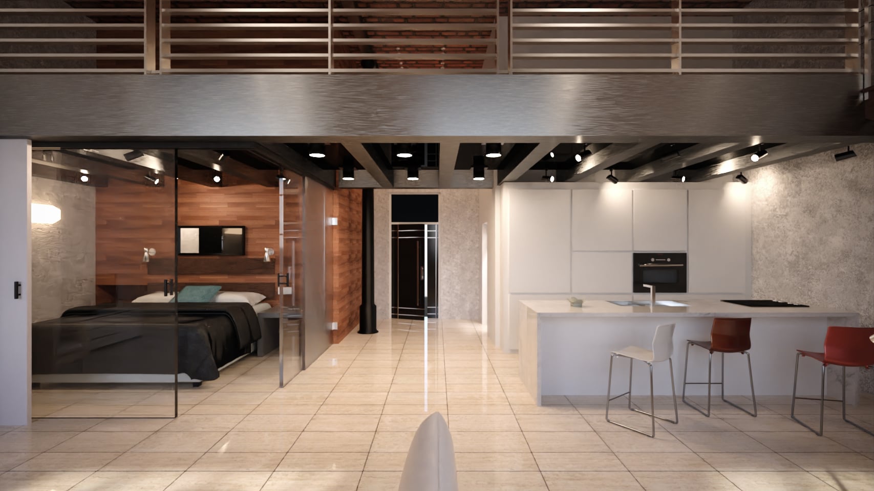 Studio Loft Apartment | Daz 3D