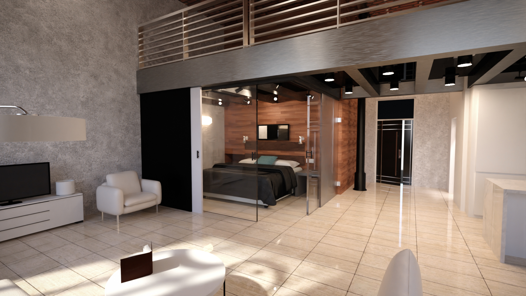 Studio Loft Apartment | Daz 3D