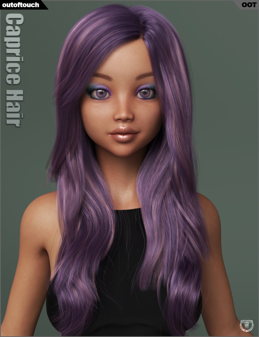 Caprice Hair for Genesis 3 and 8 Female(s) | Daz 3D