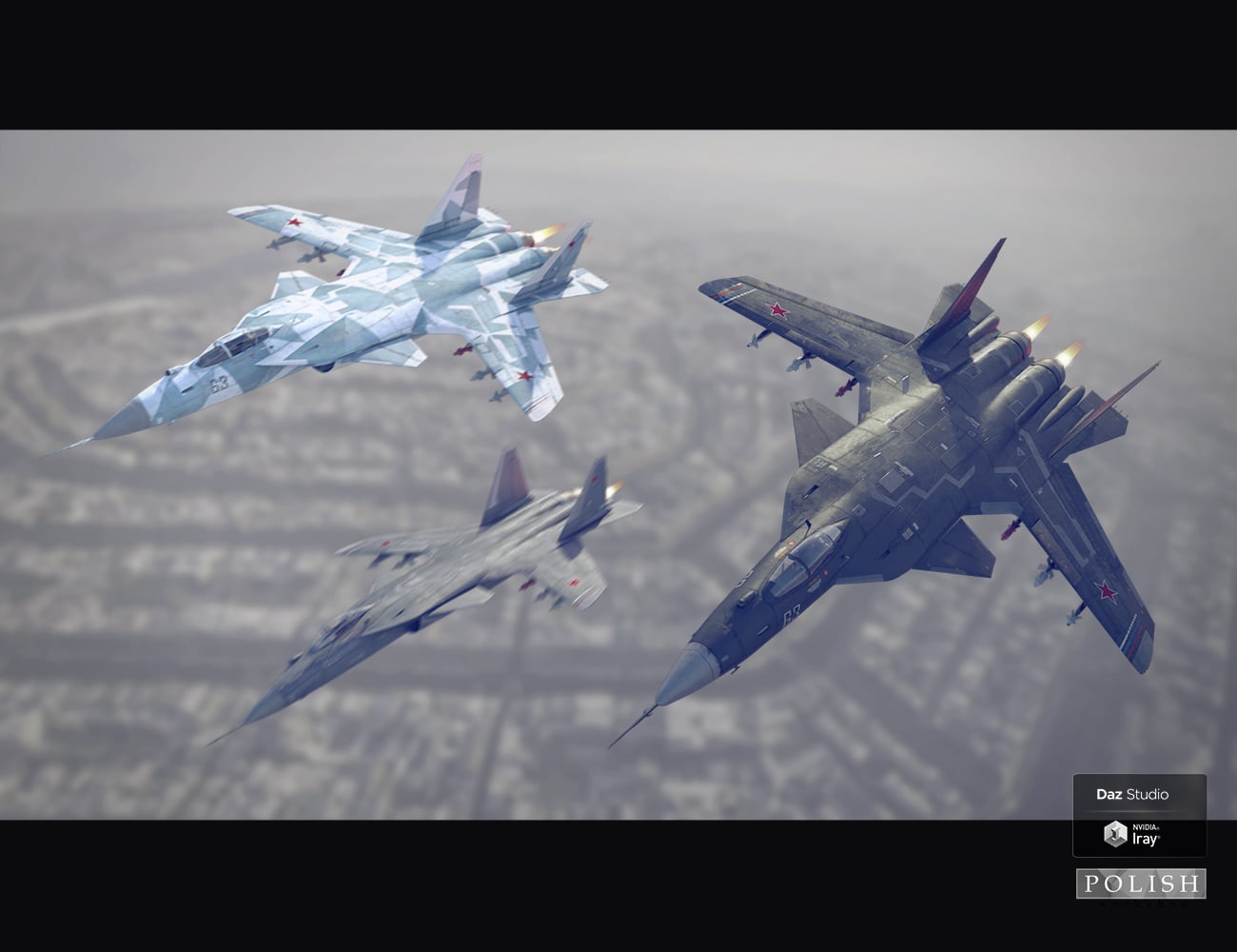 Military Aircraft Bundle 02 | Daz 3D