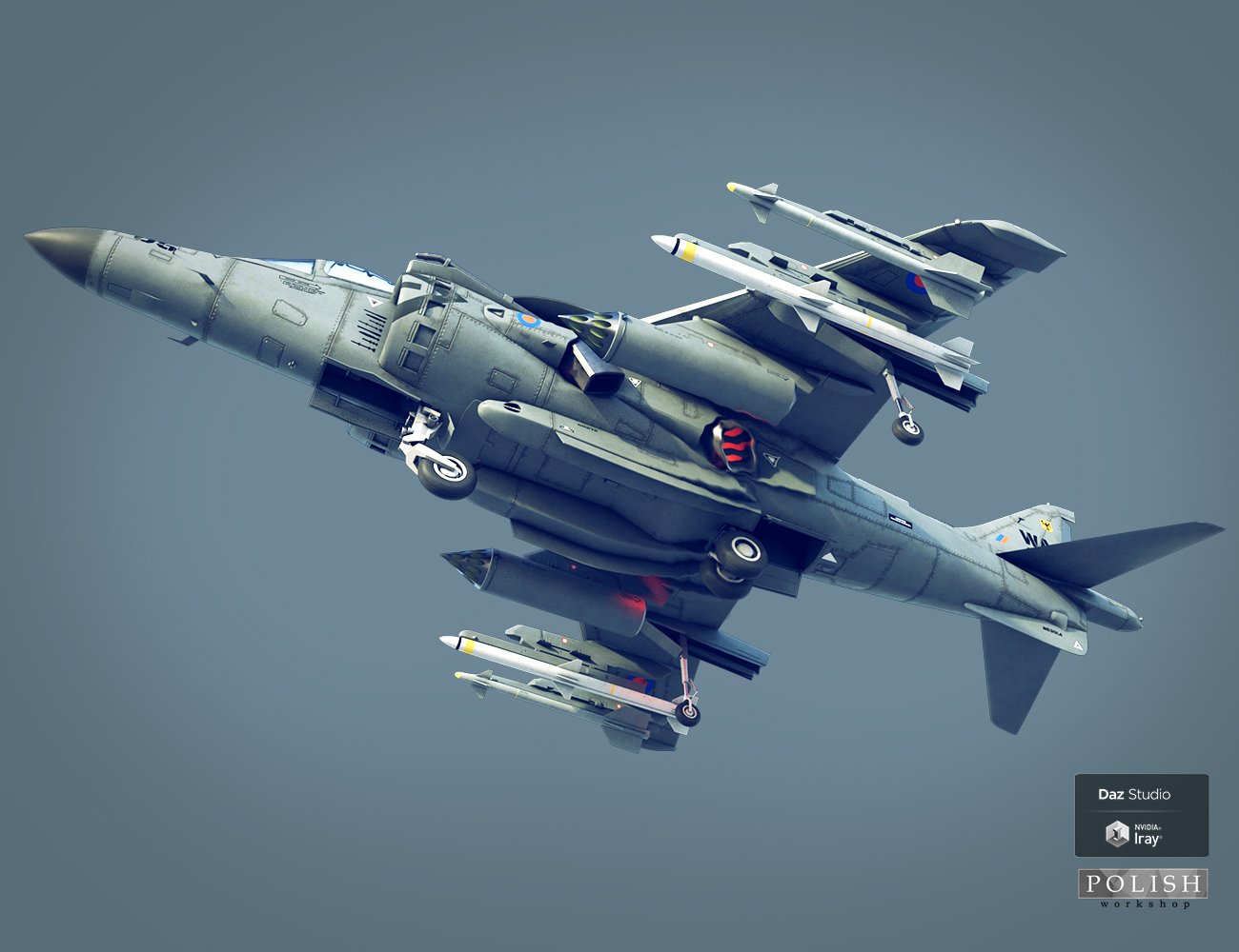 Military Aircraft Bundle 02 | Daz 3D