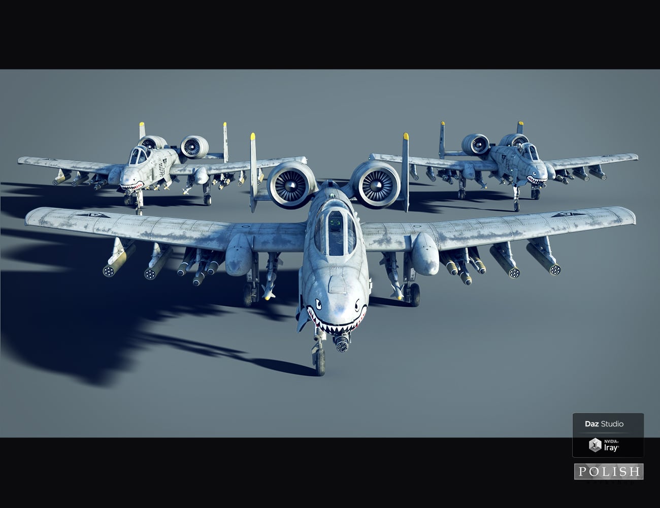 Military Aircraft Bundle 02 | Daz 3D