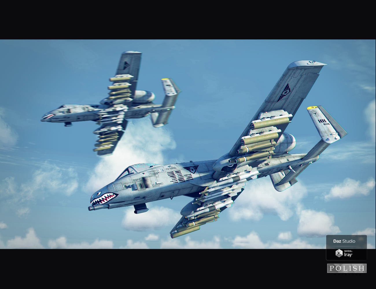 Military Aircraft Bundle 02 | Daz 3D