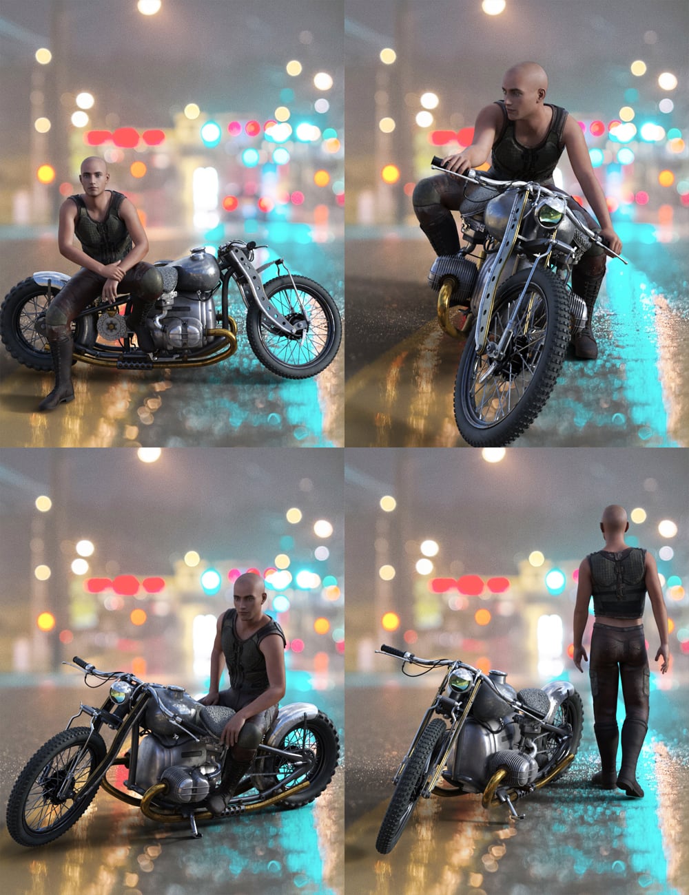 HardTail Rat Poses for Genesis 8 | Daz 3D