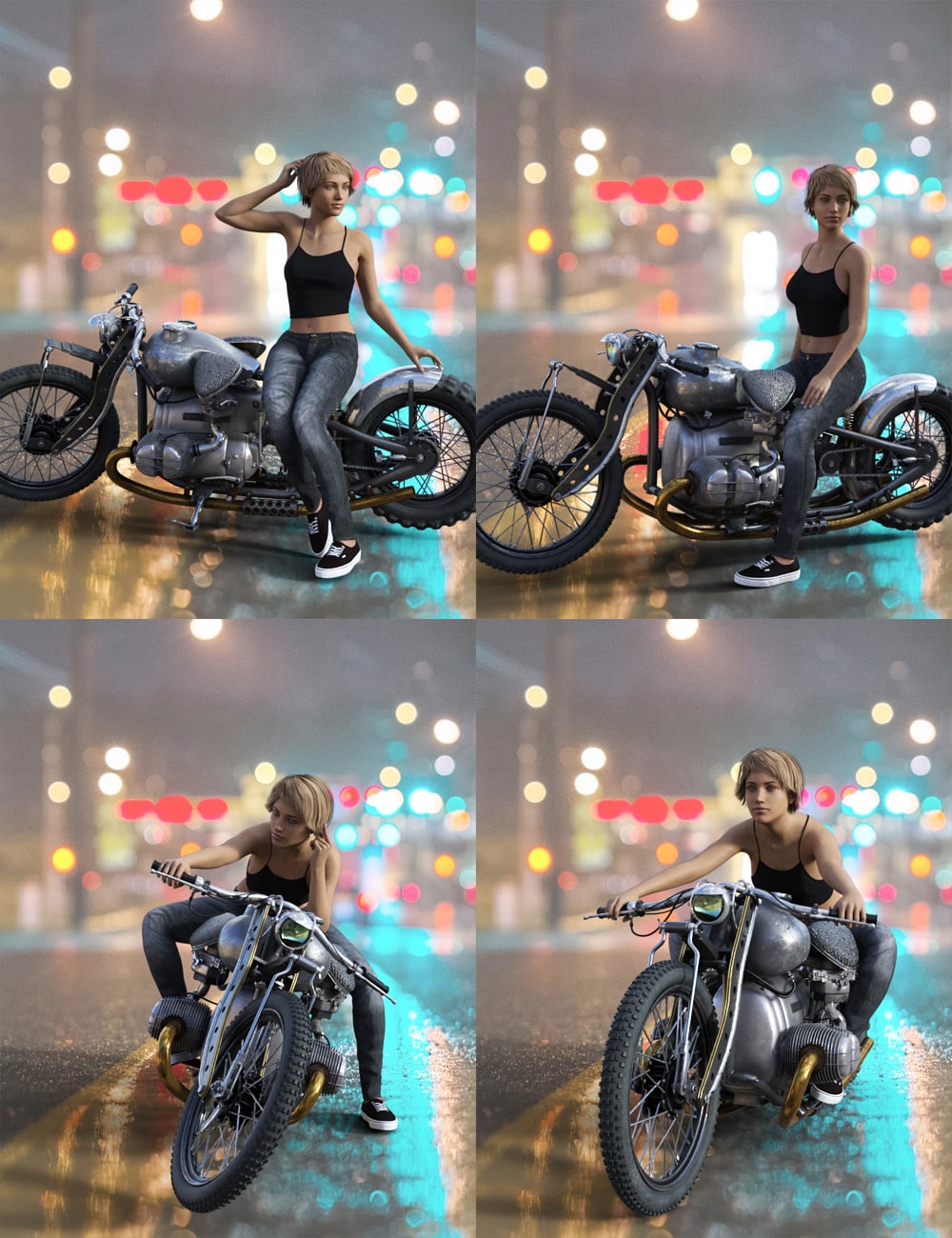 HardTail Rat Poses for Genesis 8 | Daz 3D