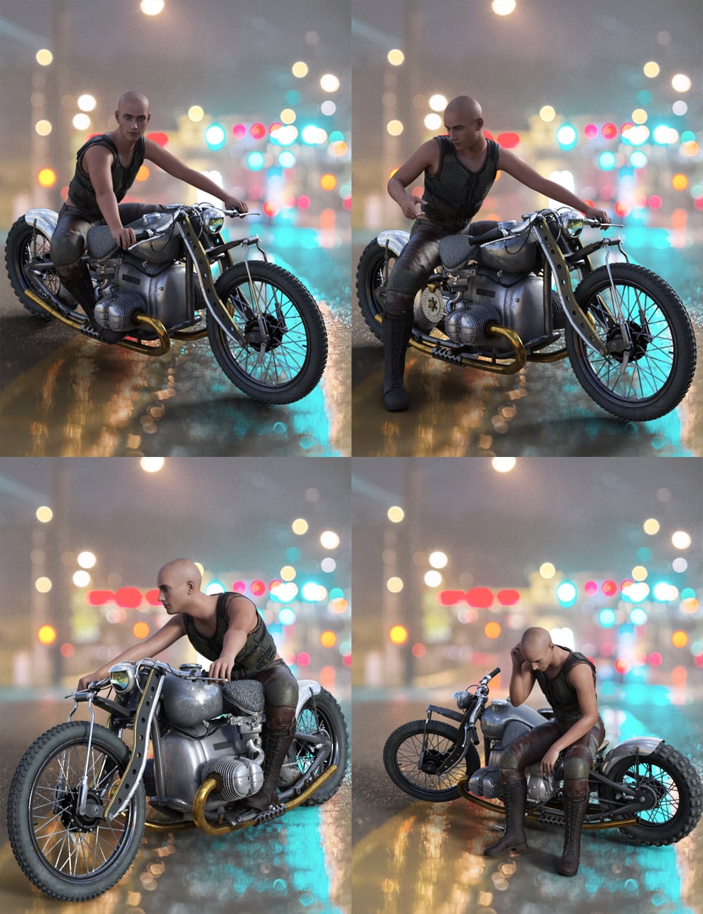 HardTail Rat Poses for Genesis 8 | Daz 3D